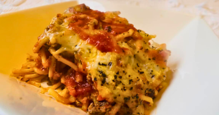 Spectacular Baked Spaghetti Recipe with Venison - Jessie's
