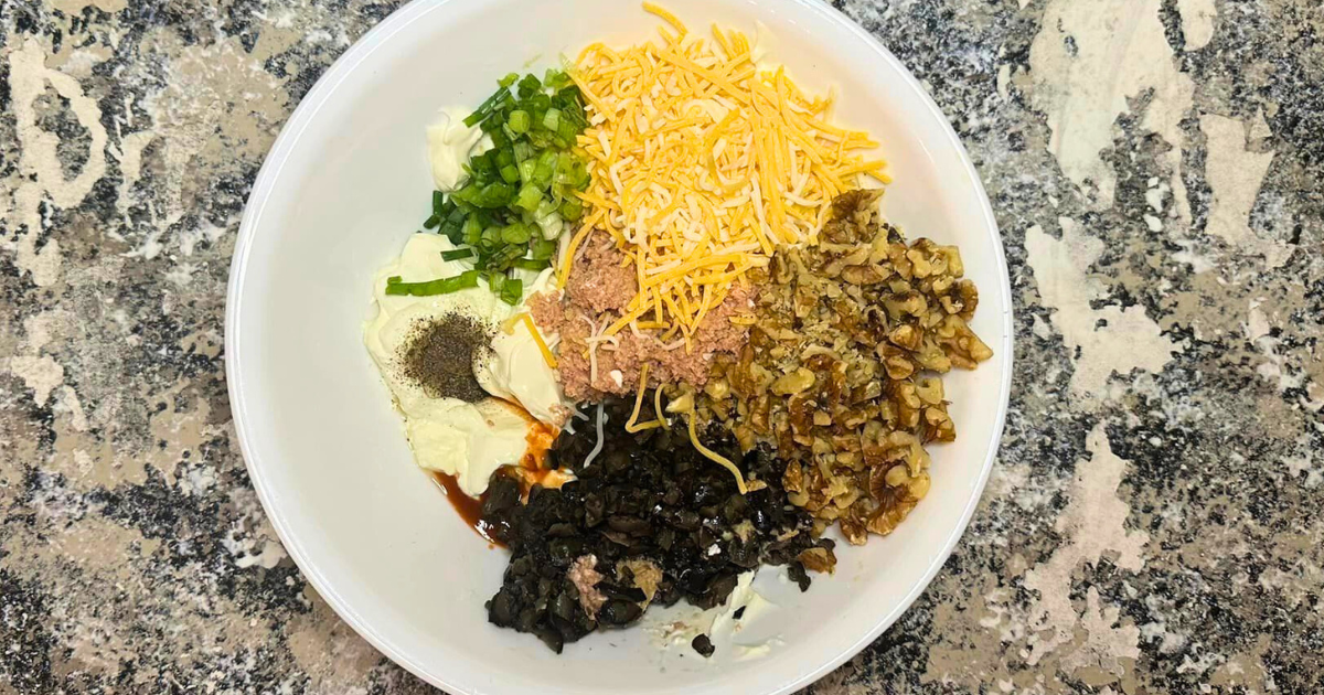 Pumpkin Shaped Easy Savory Cheese Ball Recipe - Jessie's