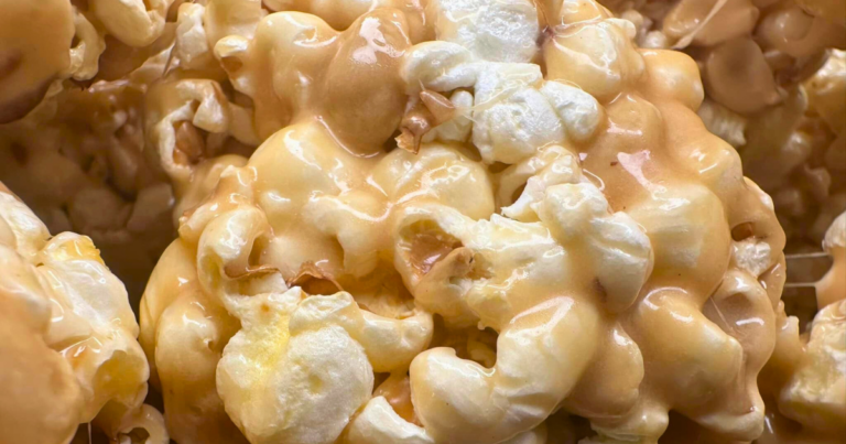 Easy Gooey Caramel Popcorn Balls Recipe - Jessie's