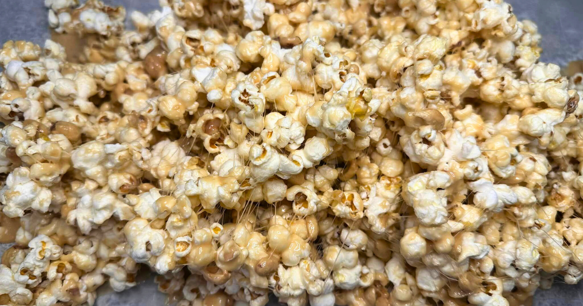 Easy Gooey Caramel Popcorn Balls Recipe - Jessie's